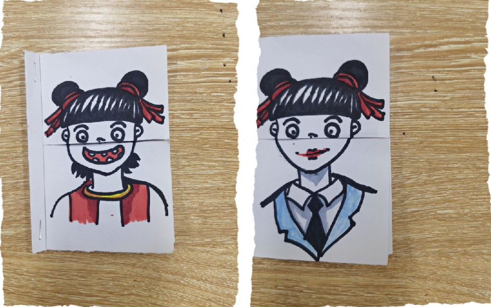 自制图书百变哪吒《神奇的小画册》