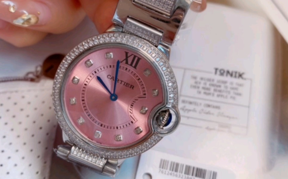 卡地--Cartier,女士腕表 瑞士石英机芯 316L精钢 全手工镶钻尺寸:36mm ...