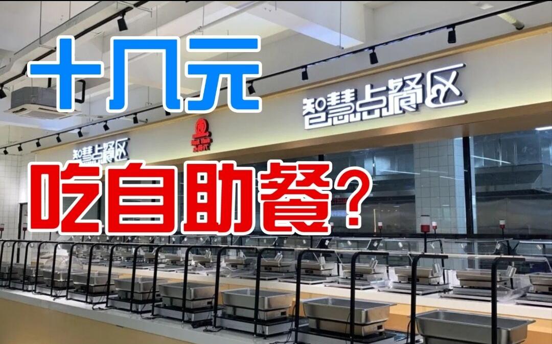 【大学食堂】十几元就能吃自助餐?你信吗?丑小伙带你一探究竟!