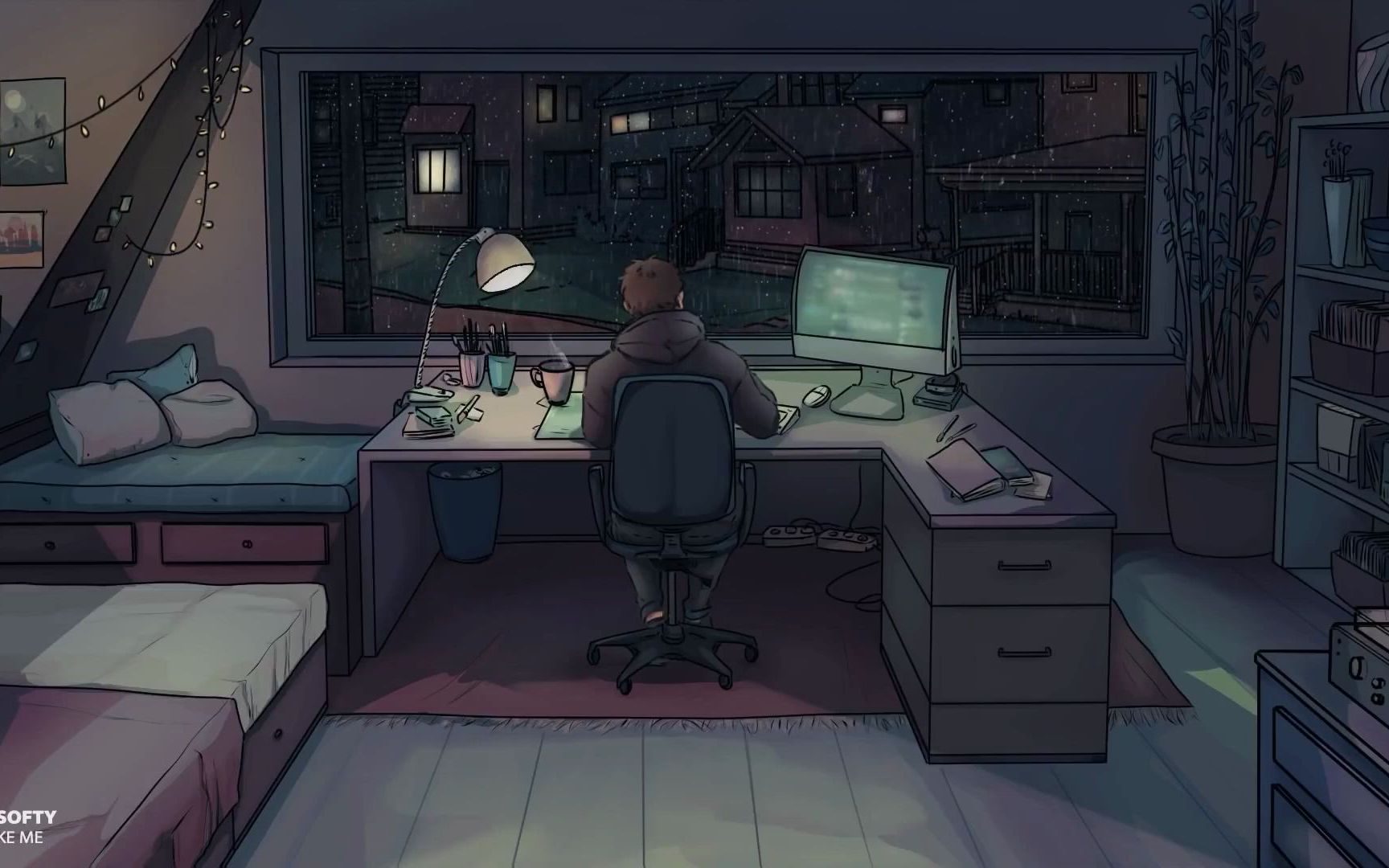 【白噪音|环境音】你想要认真学习 但隔壁在开party 书写声 聚会声 ...