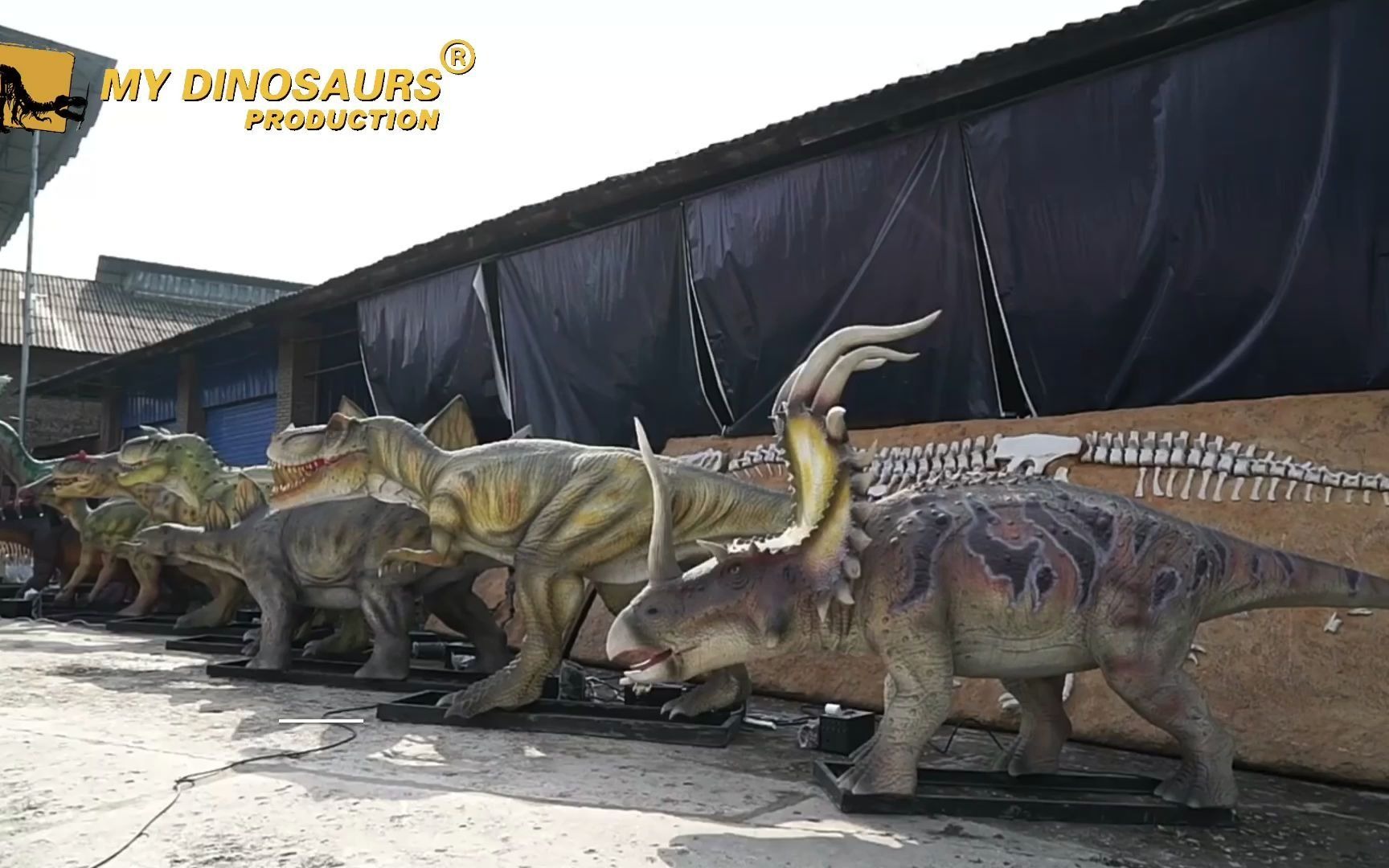 自贡龙晨时代文化艺术有限公司专业制作仿真电动机械硅胶模型