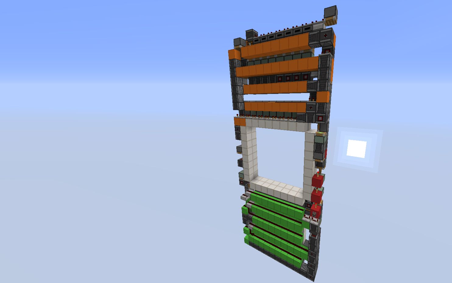 【dch_shenxu】目前最小8x8活塞门(无绿萌和红石块)by dch_shenxu