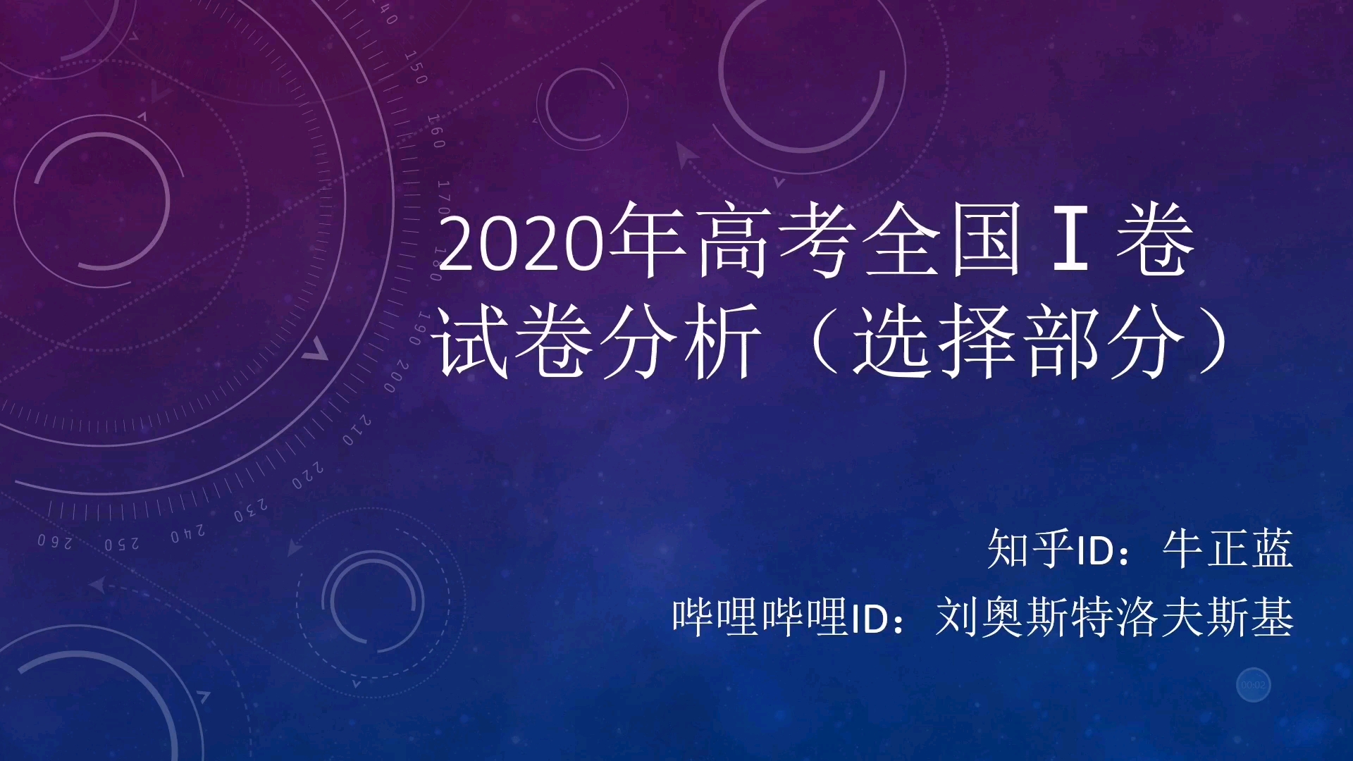 2020年高考地理全国一卷详解(选择部分)