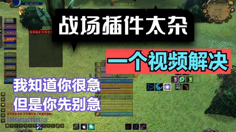 魔兽世界WLK 战场插件混乱让人抓狂,这三个问题你一定遇到过