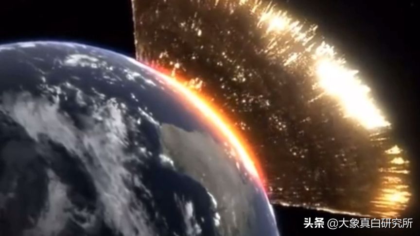 模拟大型小行星撞击地球,画面震撼!