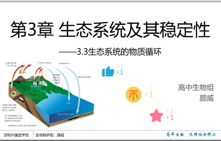 【高中生物选择性必修二】3.3 生态系统的物质循环 碳达峰 碳中和 ...