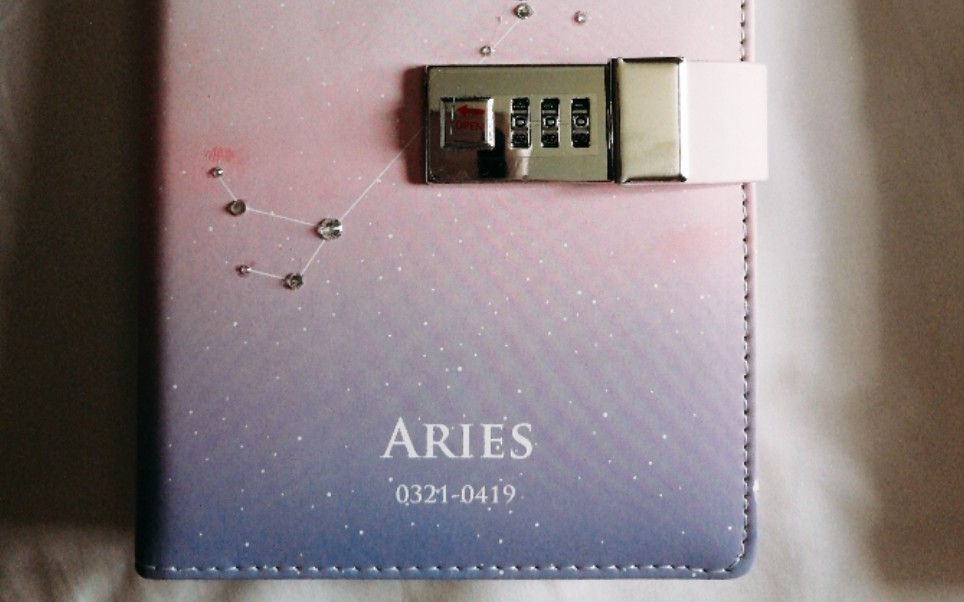 一个密码日记本的开箱视频