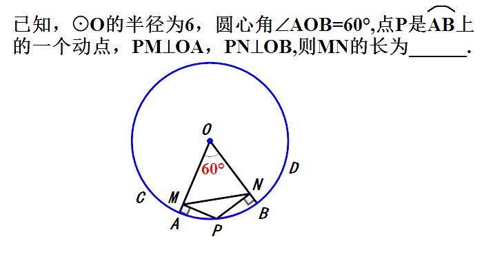 九年级:求线段MN的长,用取特殊值法答案秒出!