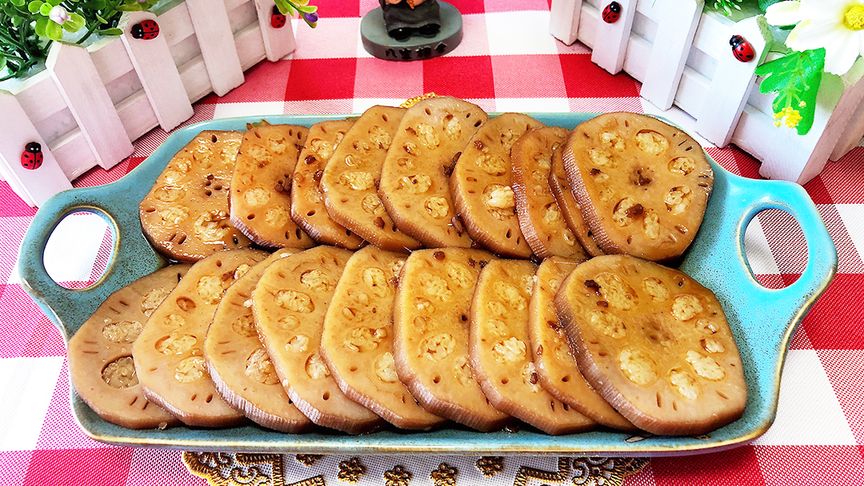 红糖糯米藕,香甜软糯做法简单,学会年夜饭又添一道菜