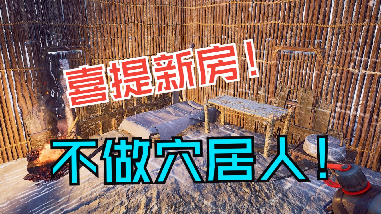 【采采】06 搬入新家!杀两头野兽庆祝下!—《冬日幸存者》无尽模式...