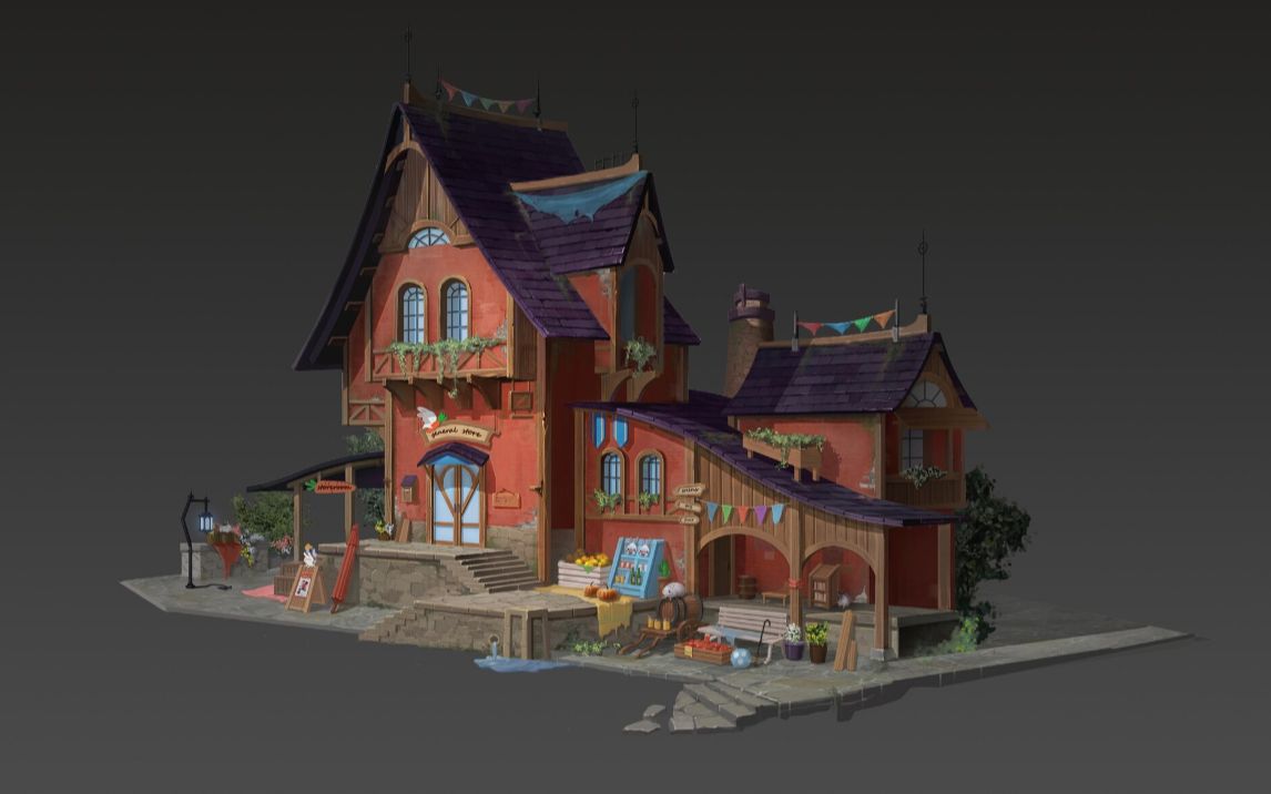 3Dmax建模小木屋,零基础入门学习教程(萌新必学)
