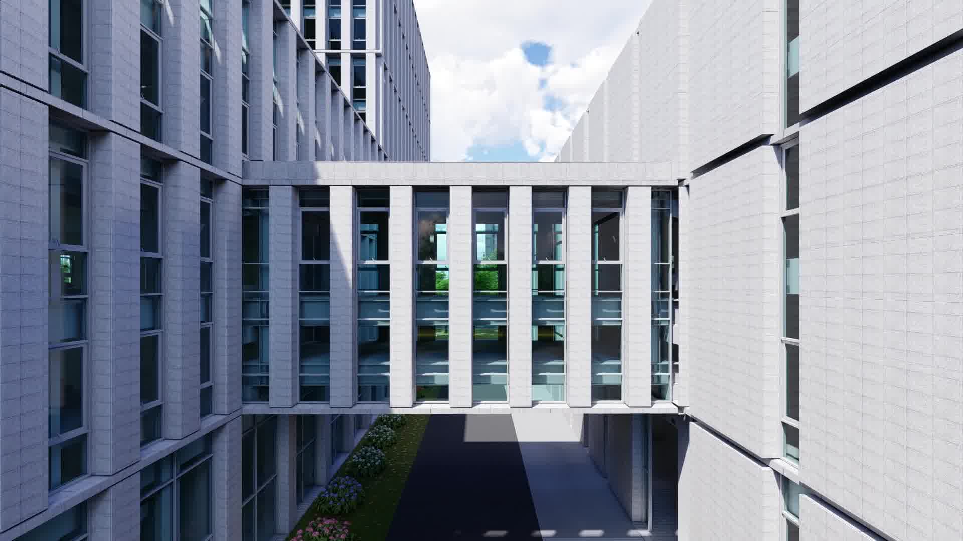 BIM-revit-lumion 8 数据中心 建筑漫游动画