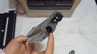 兄弟打印机硒鼓粉盒加墨粉教程视频,按照这个方法,自己就可以动手加...