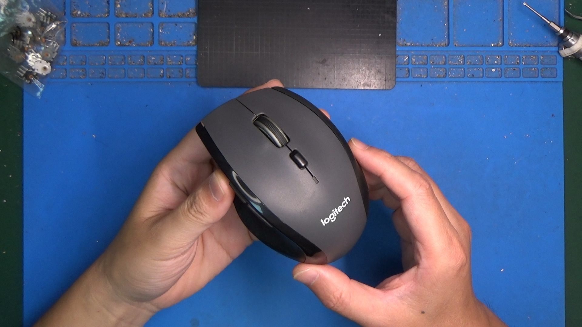 【帝亿电竞】新款罗技M705鼠标拆解及微动更换视频