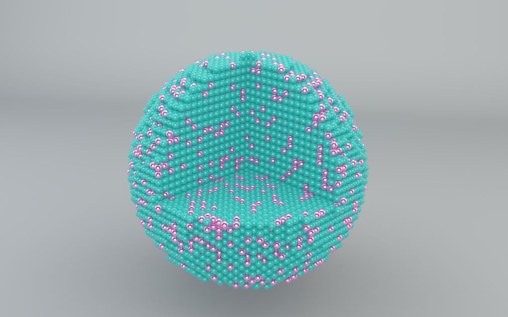C4D科研绘图教程(十六)-密堆积切口球