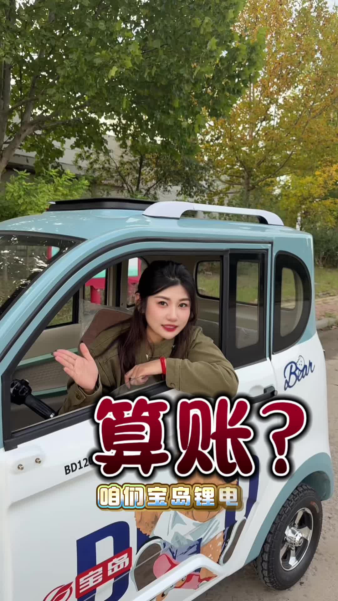 #宝岛电动车三轮车 宝岛锂电来喽～用起来太安心了