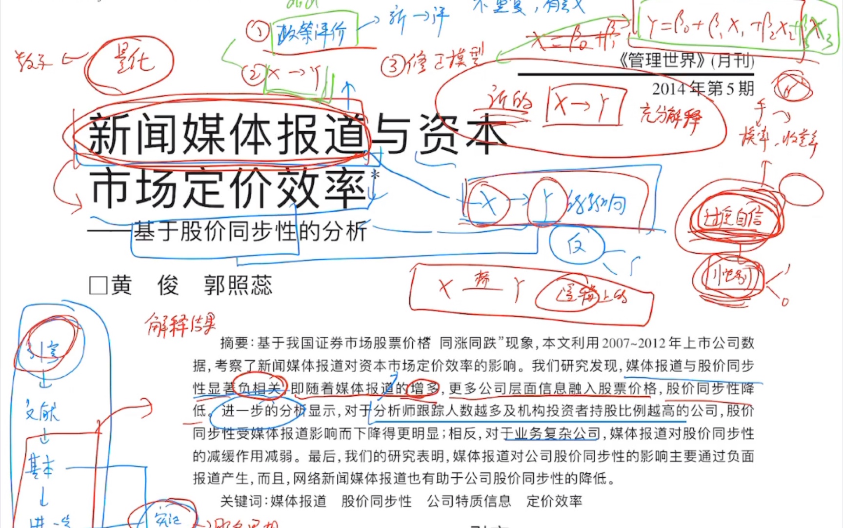现在的学术论文大概分为哪几个方向?实证论文的结构和重点
