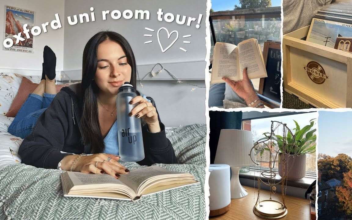 【英音】英国牛津大学宿舍 room tour|大三女生分享宿舍装饰 | 英文字幕