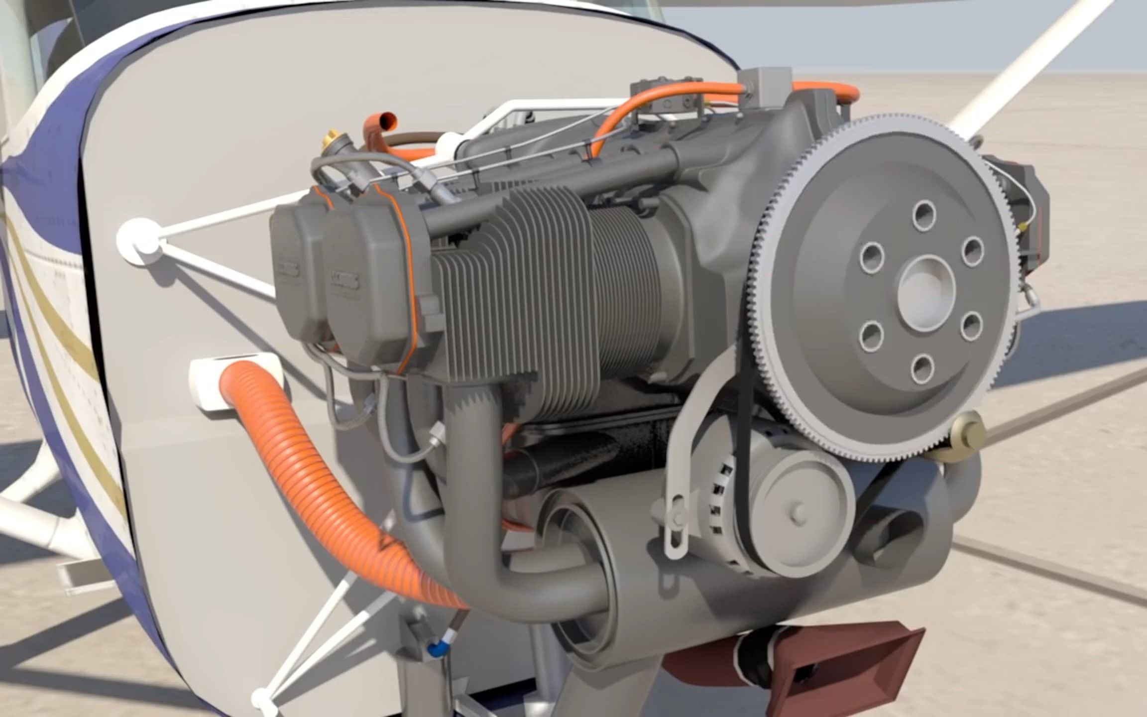 固定翼电气系统3D动画--飞机系统介绍(七)