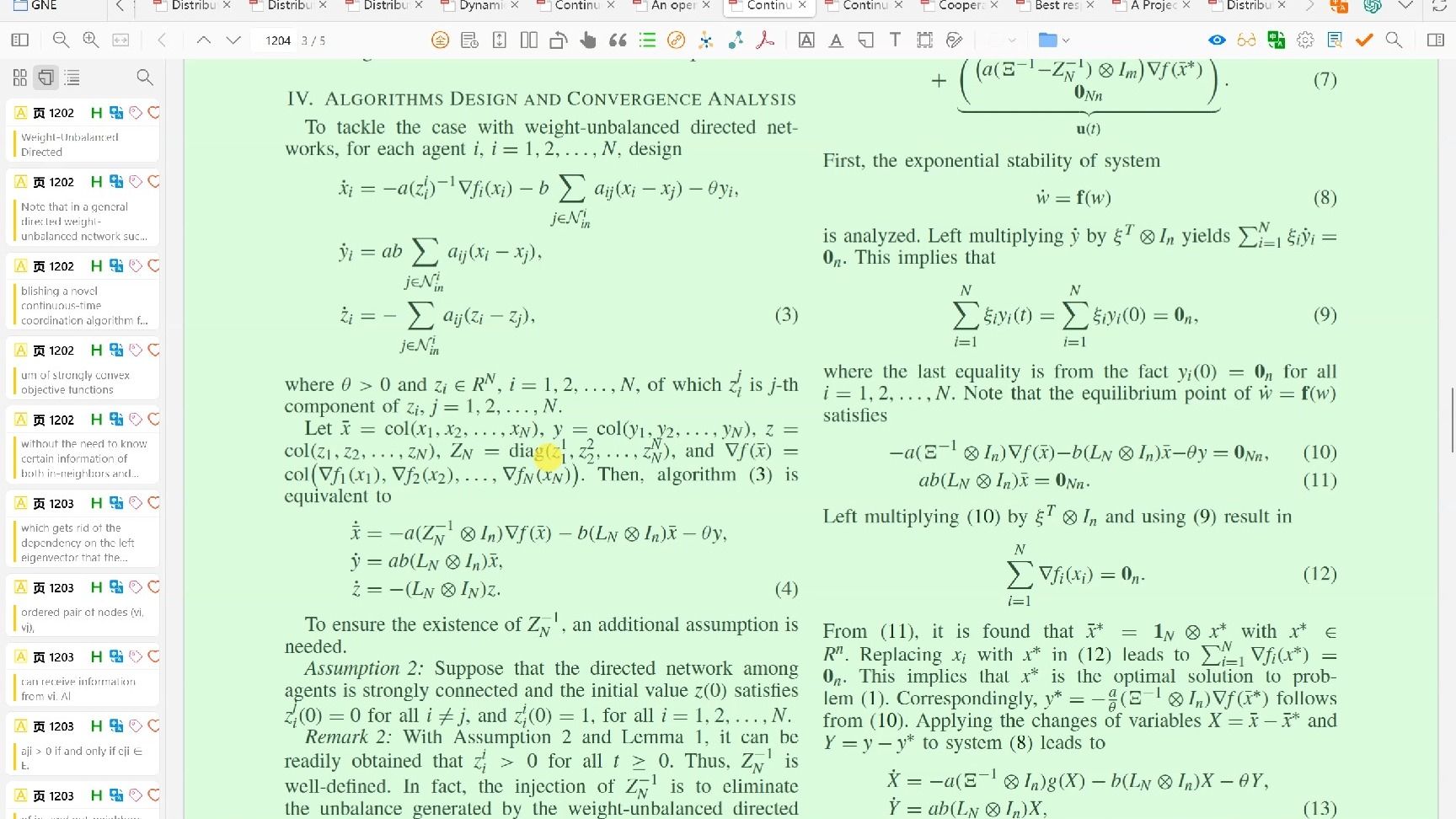 非平衡有向图下连续时间算法求解分布式优化算法/Python科学计算与...