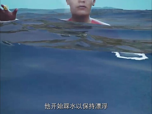 漂浮在海洋中的迷路人科普动画