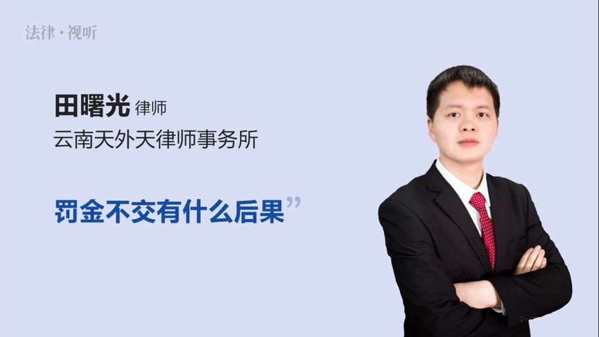 罚金不交有什么后果
