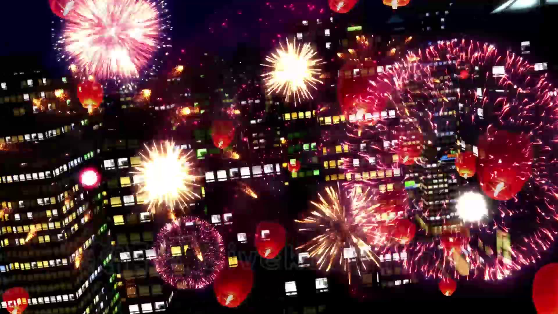 喜庆年会歌曲难忘今宵led演出大屏视频背景