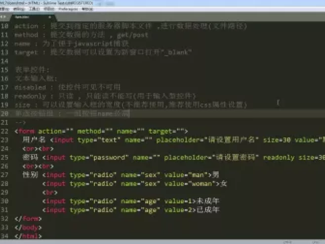 【欣才IT学院】html+css超详细讲解 第9讲-HTML-表单(2)
