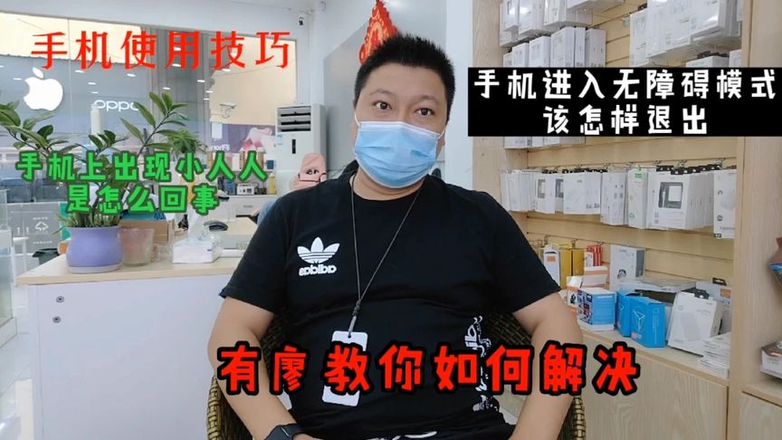手机进入无障碍模式该怎样退出