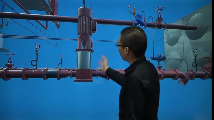 消防水泵安装原理实景演示