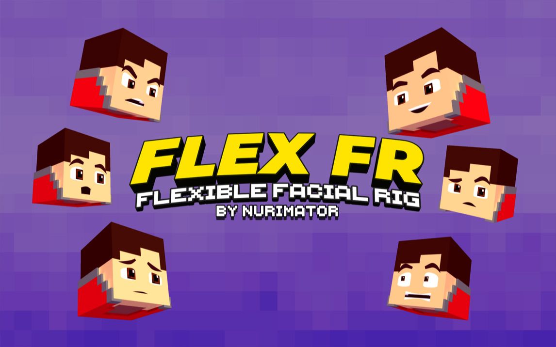 【脸模下载 - Flex Facial Rig】Mine imator 教程