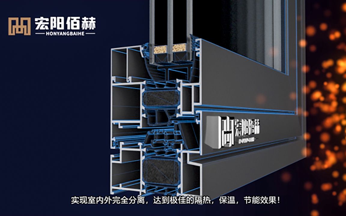耗时288000秒渲染门窗产品宣传动画
