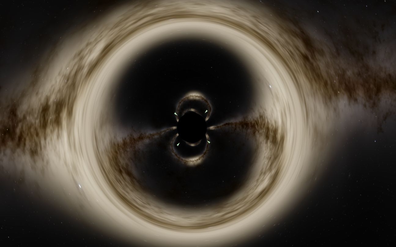 (SpaceEngine) 穿越黑洞(心脏不适及幽闭恐惧症患者请谨慎食用!)