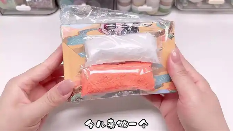 挑战用粘土和起泡胶,做网红夜市小吃,混合后手感太好了
