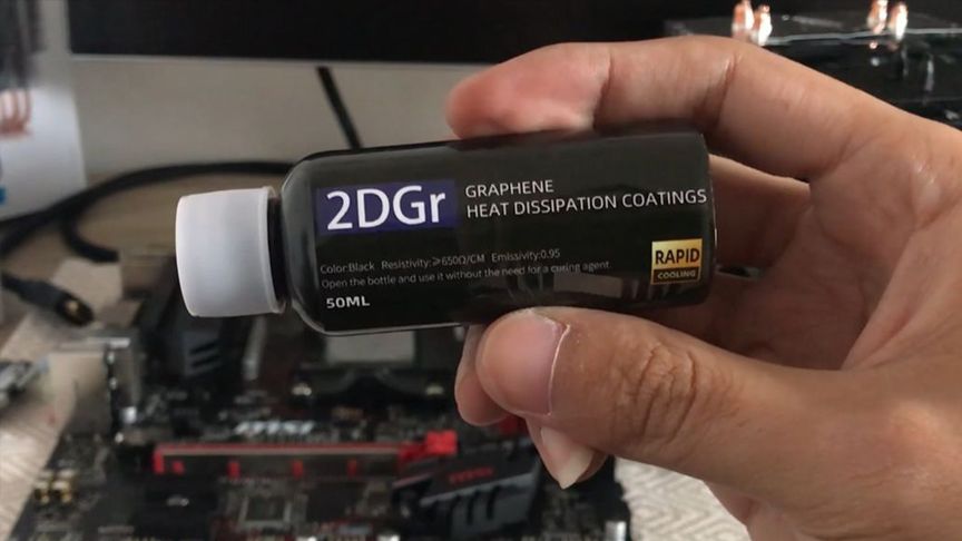 石墨烯真有效果?2DGR石墨烯评测,可用于CPU、显卡散热器