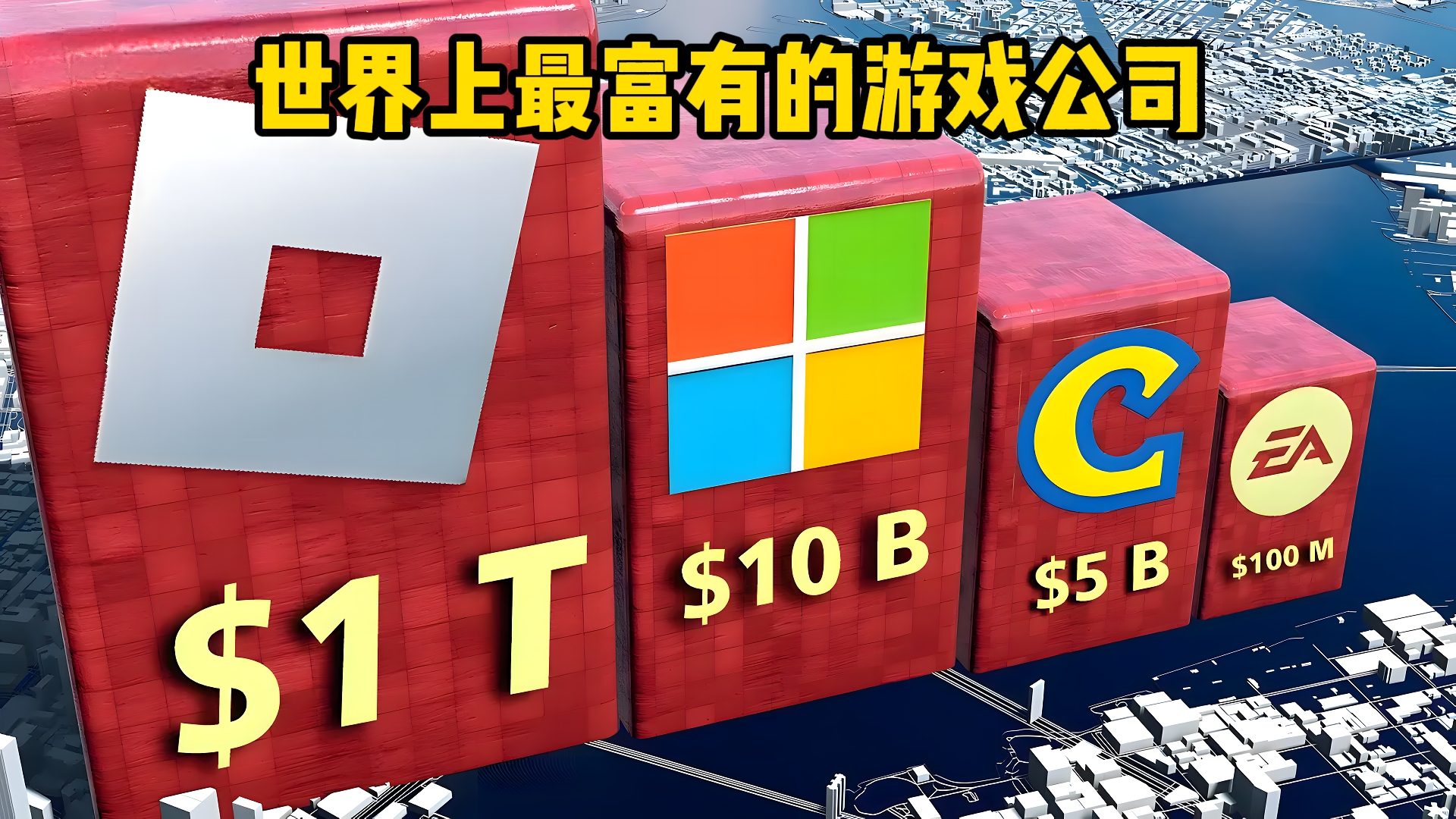 世界上最富有的游戏公司,市值最高的游戏公司排名