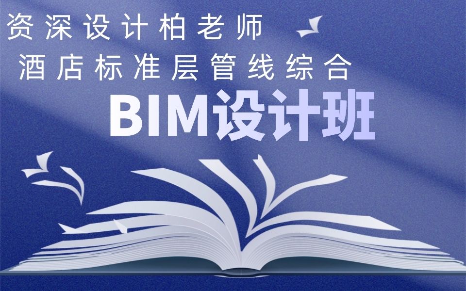 BIM酒店标准层管线综合