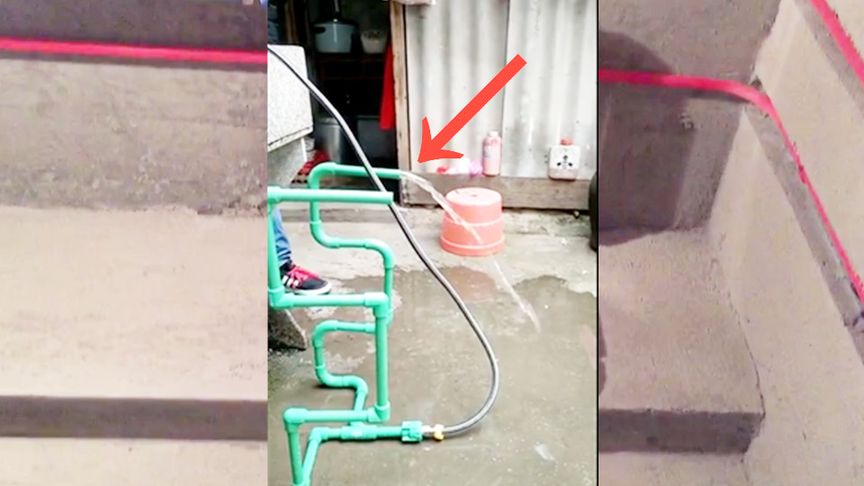 水管也能做成大弧弯?小弯与大弯的现场PK流量和流速,来看看胜负