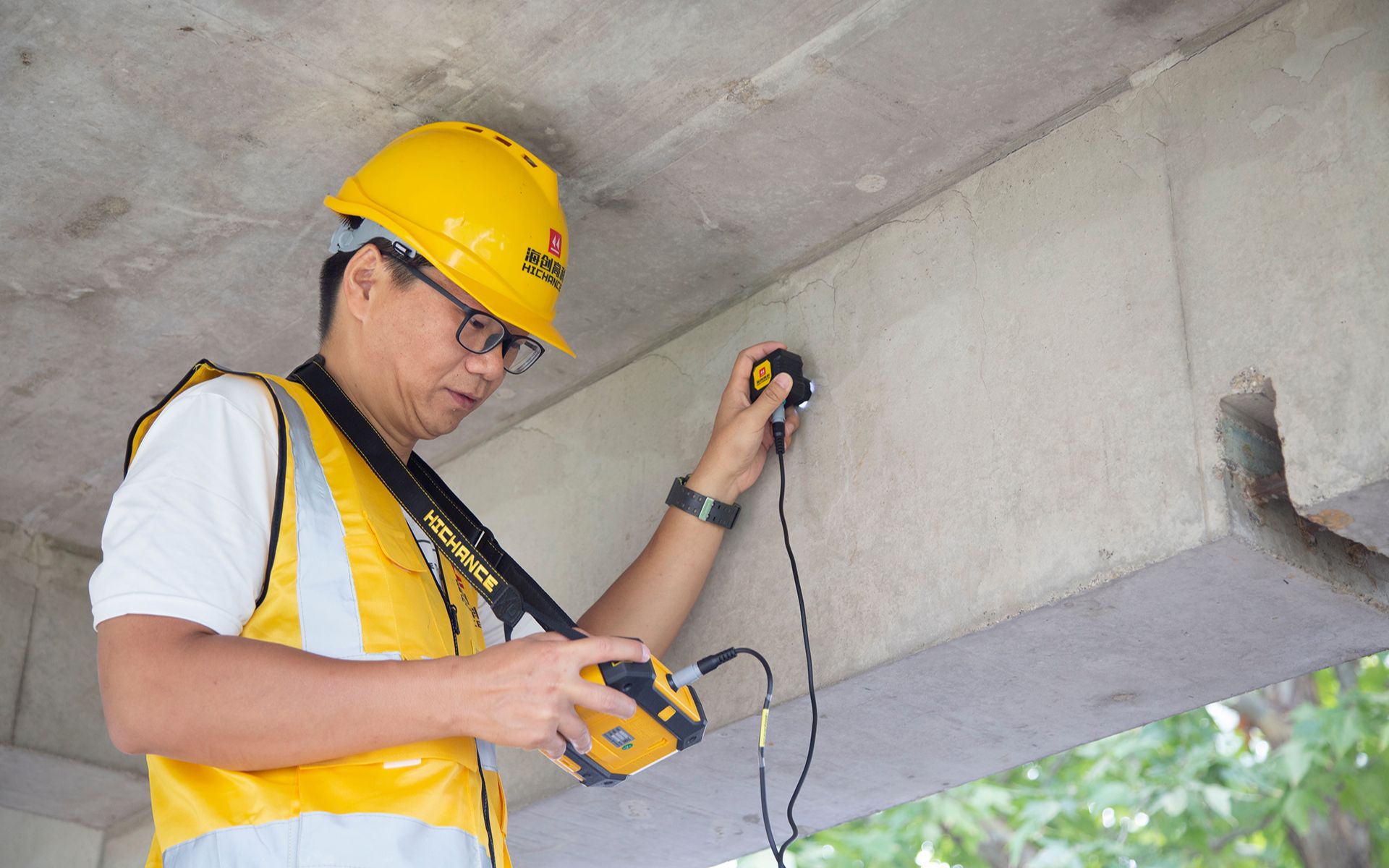 混凝土结构裂缝宽度检测的数据转存