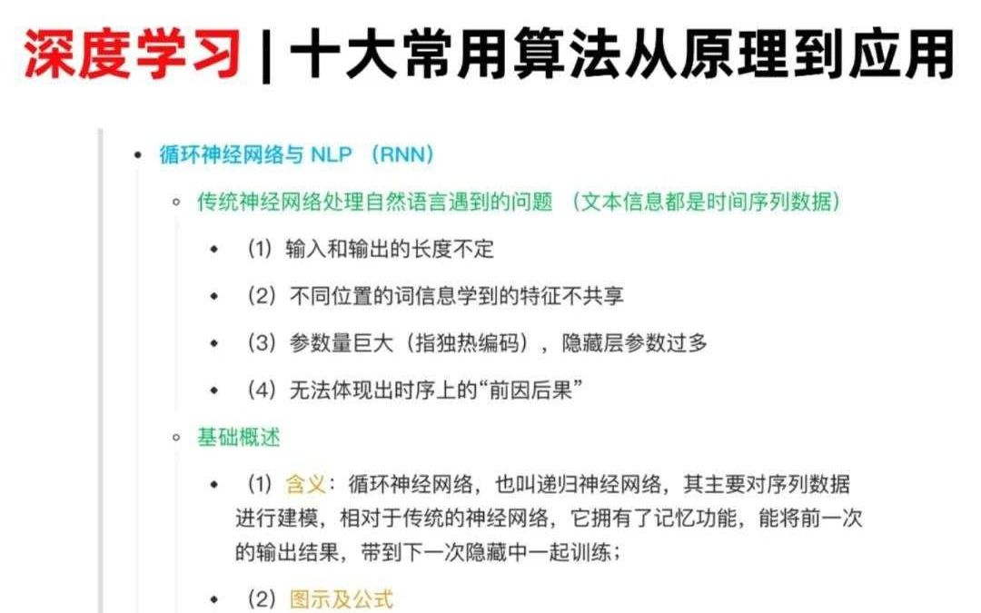 一图看懂深度学习所有算法!