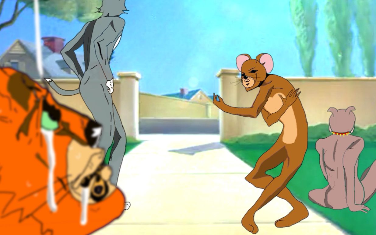 猫 鼠 摇 【猫和老鼠】-黑帮摇-逐帧绘制动画!预告版!