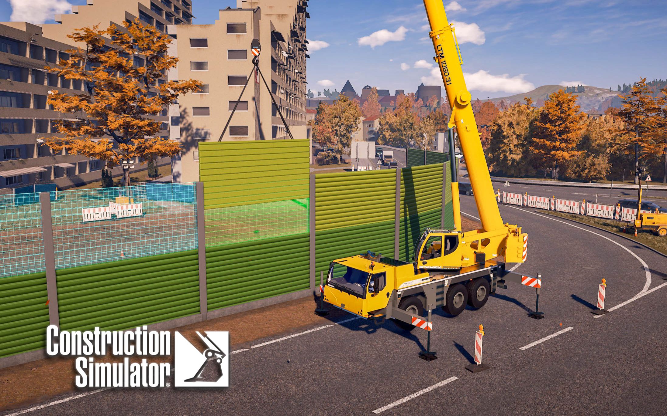 《建筑模拟》组装剩下的支柱并且把隔音墙装好 | Construction Simulator