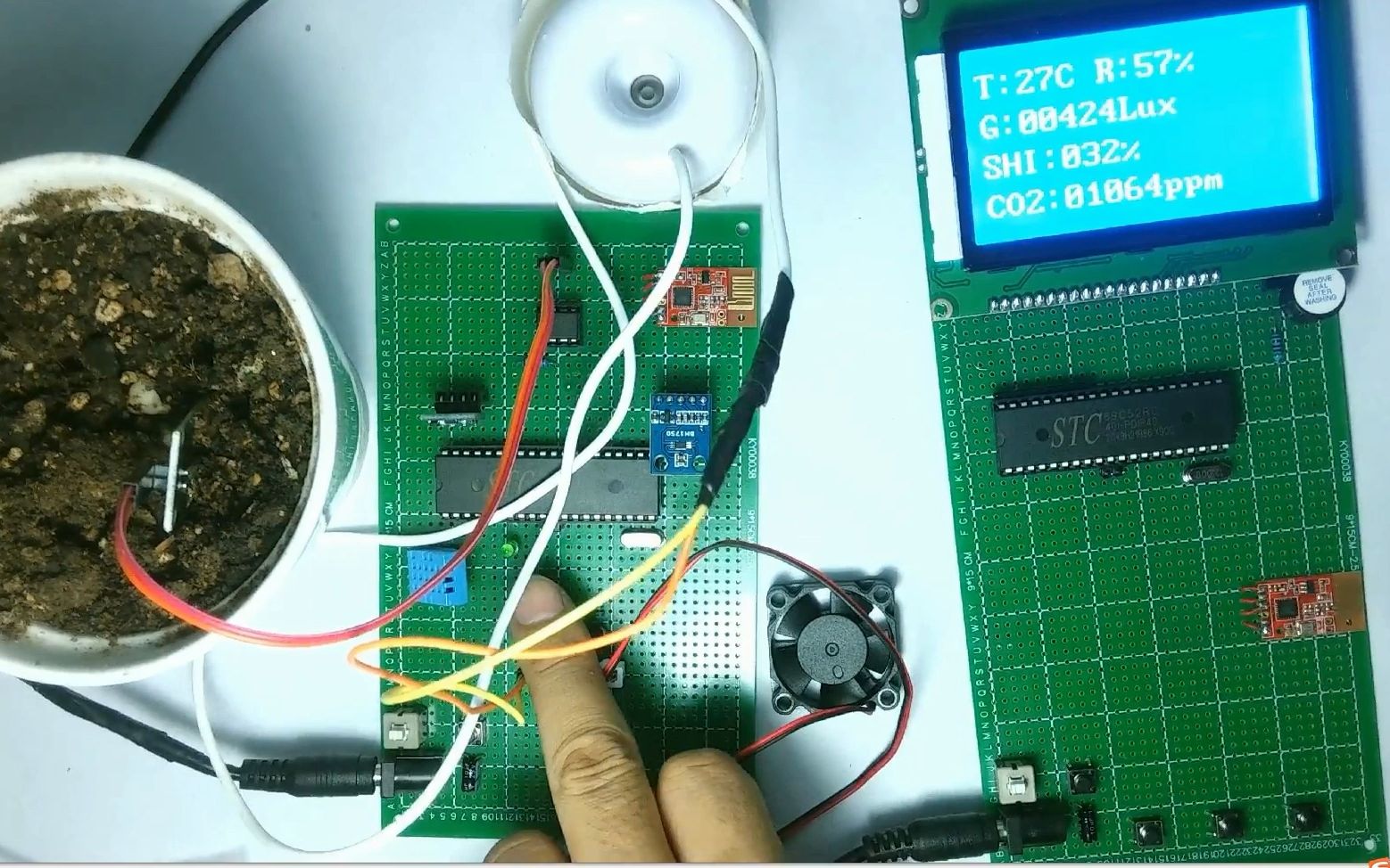 温室大棚环境监控 51单片机 或 STM32单片机 labview 嵌入式开发 (...