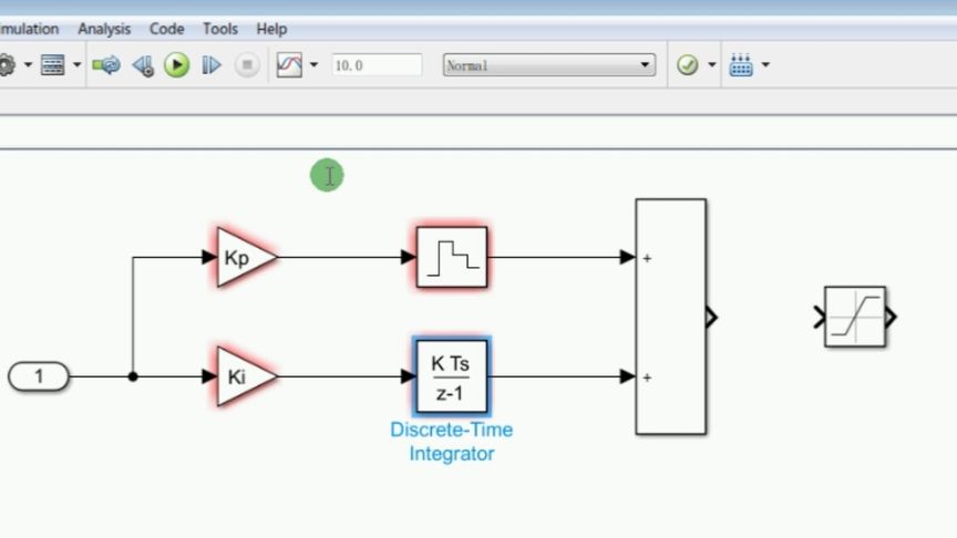基于Matlab Simulink的离散PI模块的搭建和封装