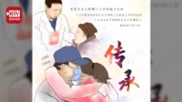 女大学生手绘9幅抗疫感人故事: 希望以此表达对医护人员的敬意