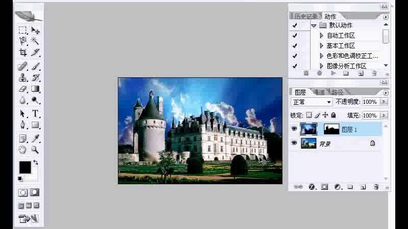 Photoshop 经典效果实例29.梦幻仙境效果2
