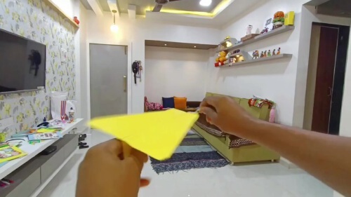 简单的橡皮筋弹射纸飞机,你学会了吗