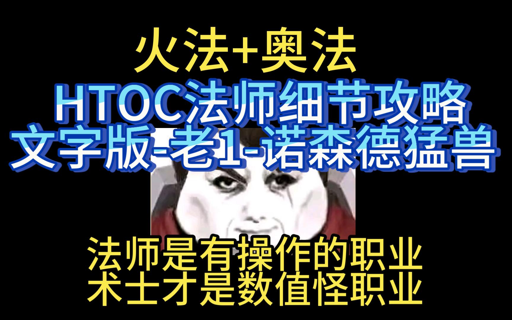 怀旧服p3TOC火法+奥法-双系法师冲分战术细节文字攻略版-老1-...