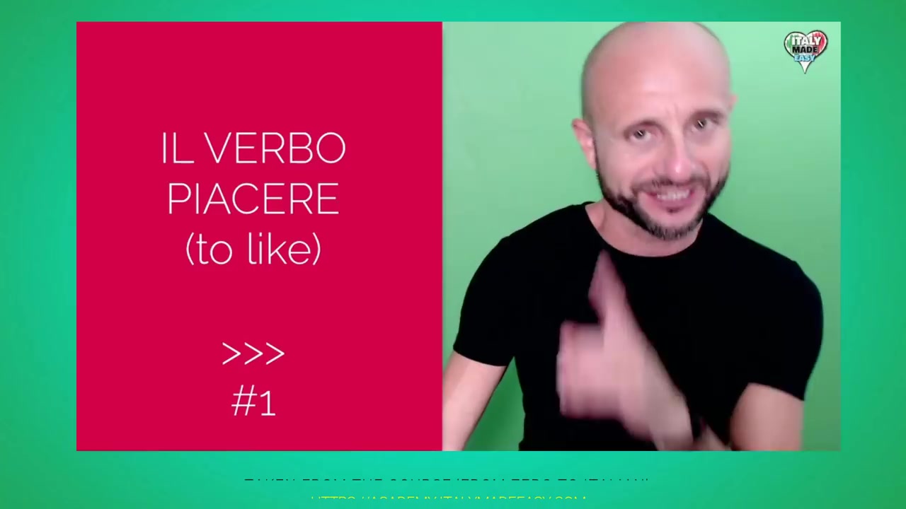 【意大利语学习】如何用意大利语说TO LIKE(英语讲解)