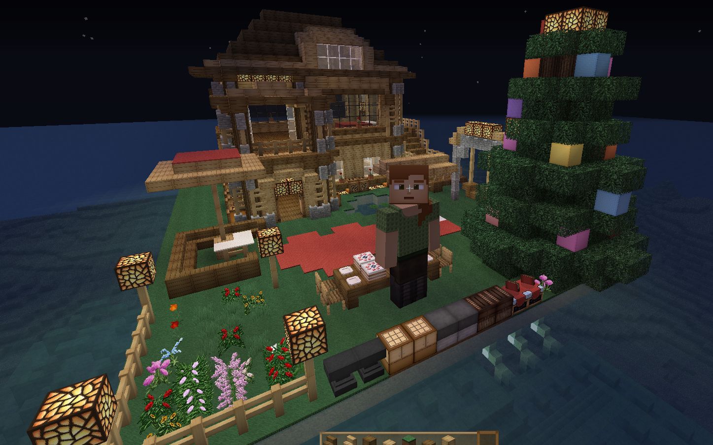 【我的世界-建筑】水上小屋#1